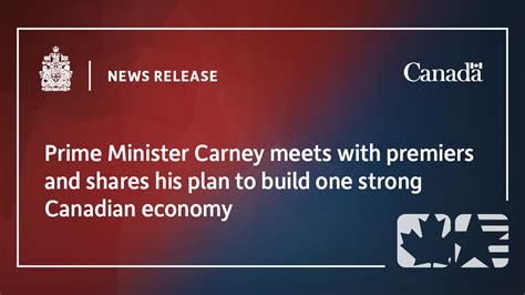 Prime Minister Carney Meets With Premiers And Shares His Plan To Build