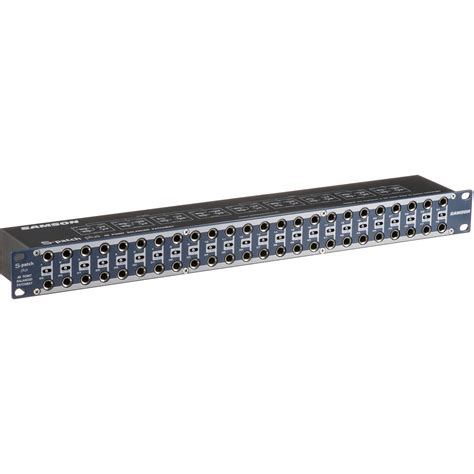 Samson S Patch Plus 48 Point Audio Patch Bay Sa Spatchplus Bandh
