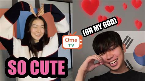 When I Meet Cute Girl Ometv Youtube