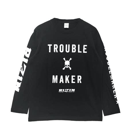 Rizin×roen Trouble Maker Ls Blk Rizin オフィシャル オンラインストア