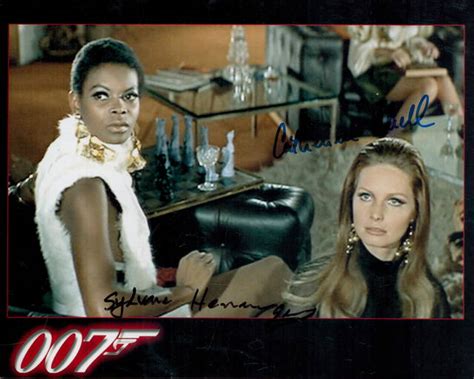 Catherine Schell And Sylvana Henriques Signed 007 On Her Majestys
