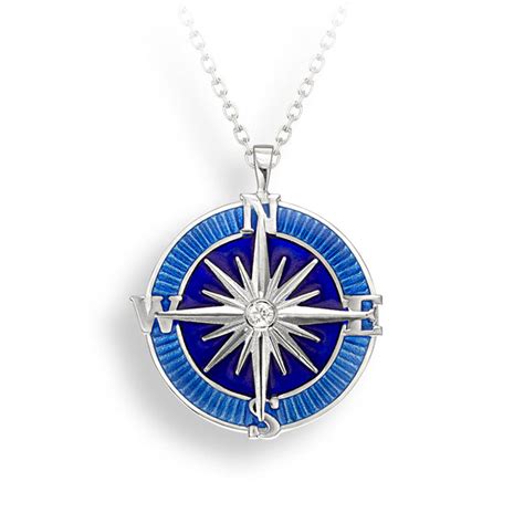 Compass Rose Pendant Sterling Cedar Chest Sanibel