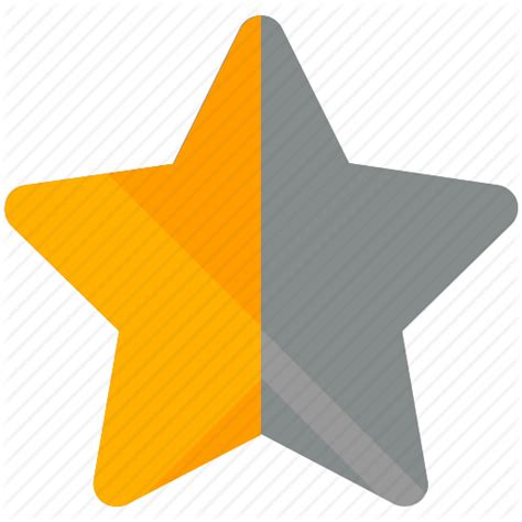 Half Star Icon At Collection Of Half Star Icon Free