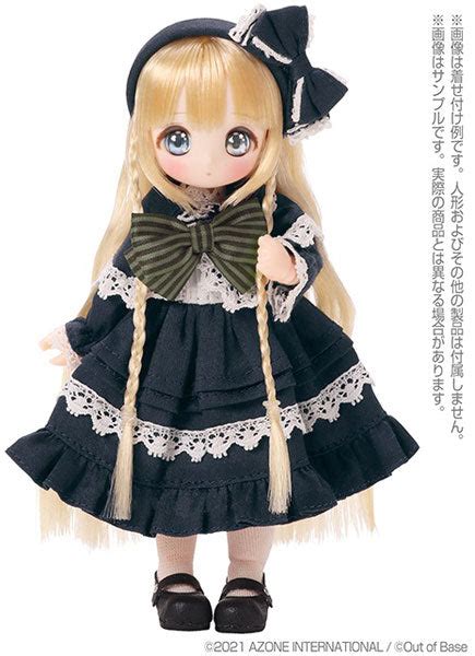 Picco Neemo Wear 1 12 Picco P Rosetta One Piece Dress Set Navy Doll A