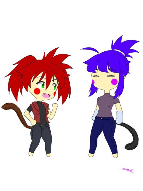 Fnaf Saiyan Girls By Milesmxgt On Deviantart