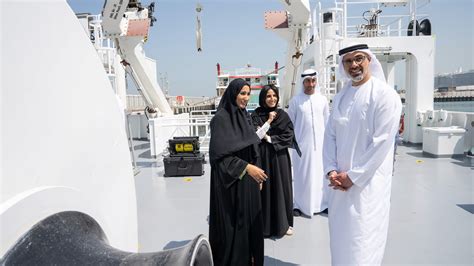 Khaled Bin Mohamed Bin Zayed Tours Marine Research Vessel Jaywun