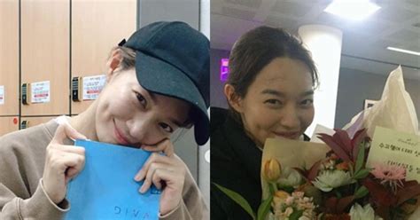 신민아 디바 크랭크업 인증 러블리한 보조개 미소 [m ★sns]