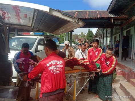 နမ့်ဖတ်ကာတွင် လက်နက်ကြီးကျည် ကျရောက်ပေါက်ကွဲမှုကြောင့် ကလေ းငယ် ၁ ဦးအပ