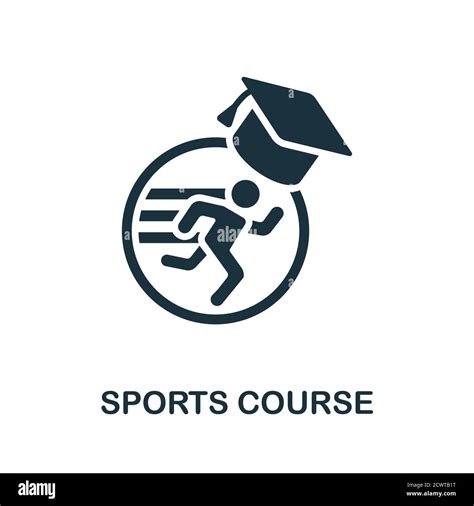 Sports Course Icon Simple Element From Online Course Collection Creative Sports Course Icon