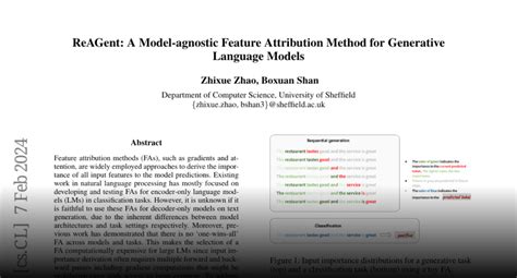 Paper Page Reagent Towards A Model Agnostic Feature Attribution