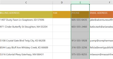 Excel Modifying Columns Rows And Cells