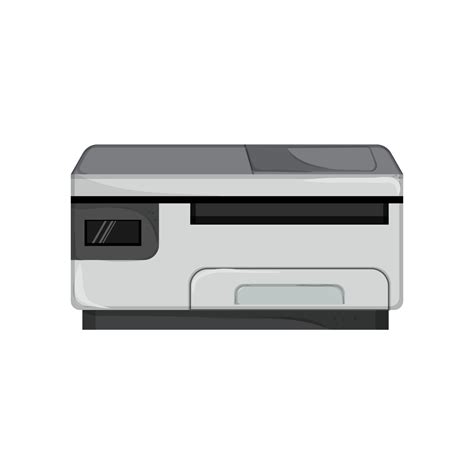 Digital Printer Paper Cartoon Vector Illustration 17415429 Vector Art
