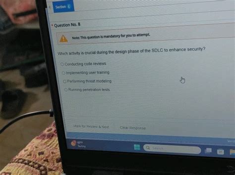 Secton 1 Question No 8 Note This Question Is StudyX