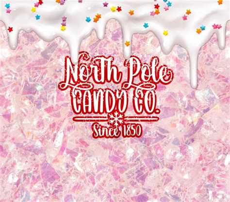 20 Oz North Pole Candy Co Sublimation Tumbler Etsy