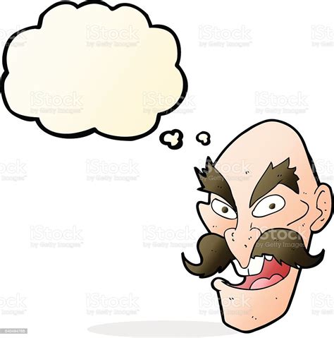 말풍선이 있는 악한 올드맨 얼굴 만화 캐릭터 귀여운에 대한 스톡 벡터 아트 및 기타 이미지 귀여운 그리기 기이함 Istock