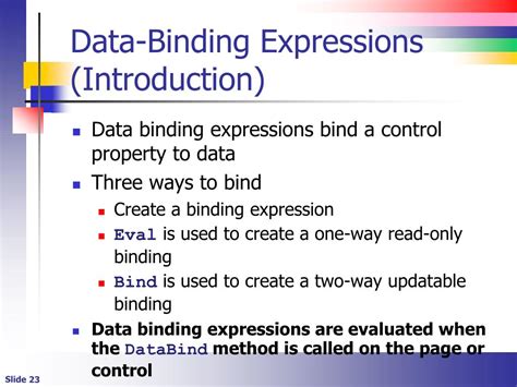 PPT ASP NET Data Binding PowerPoint Presentation Free Download ID