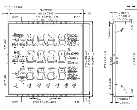 3 9寸电力仪器仪表tn段码屏 Lcd液晶屏 液晶模块 Tftlcd 黑白液晶屏 段码液晶屏 Lcd12864生产厂家 南京罗姆液晶