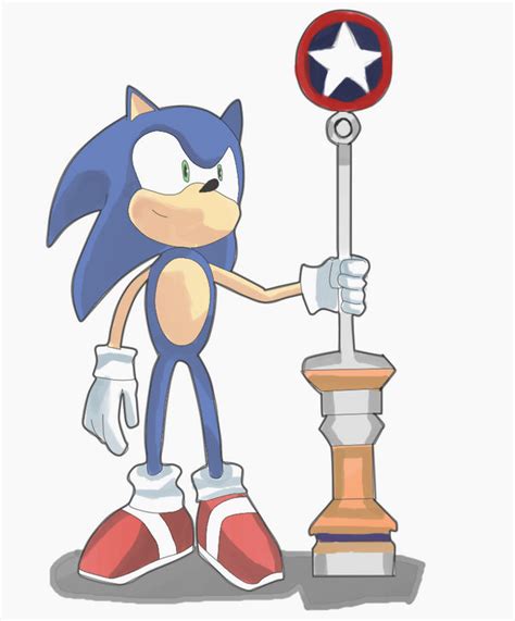 Sonic Checkpoint Reached Doodle By Retro Robosan On Deviantart