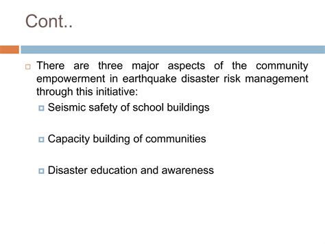 Community Based Disaster Management Pptx