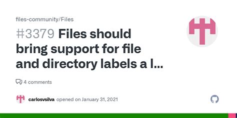 Files Should Bring Support For File And Directory Labels A La Finder