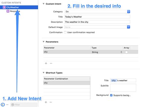 Siri Shortcut Tutorial Using Custom Intent By David Wu Itnext