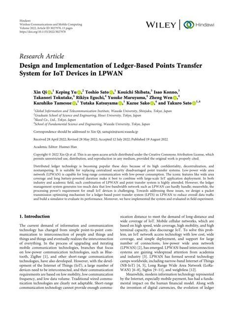 Pdf Design And Implementation Of Ledger Based Points Transfer System