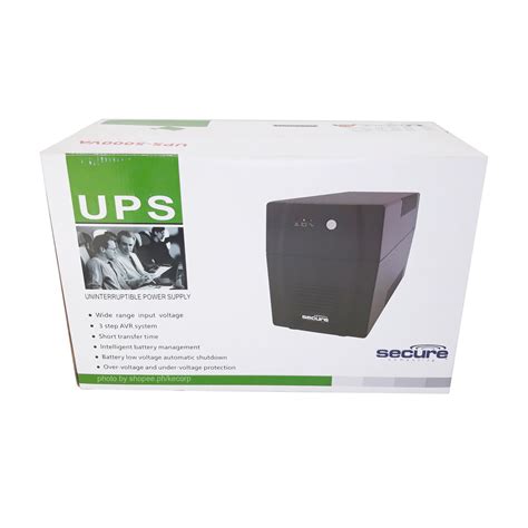 Rig Hub Ph Secure Ups 5000va Uninterruptible Power Supply ₱9990