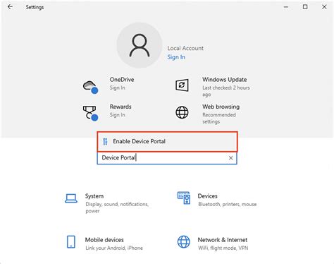 Configure Device Portal On Windows 10 And 11 NinjaOne