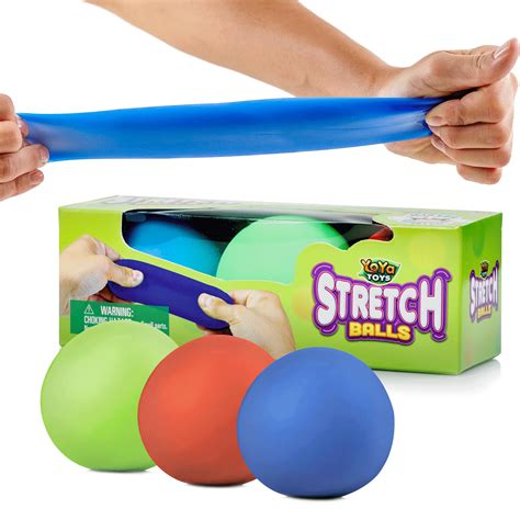 Buy Yoya Toys Pull Stretch And Squeeze Stress Balls 3 Balls Elastic