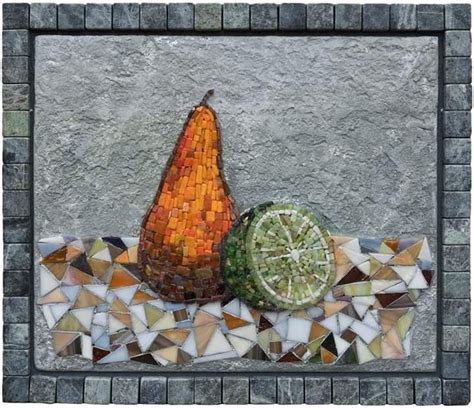 Fruit And Vegetable Mosaic Art