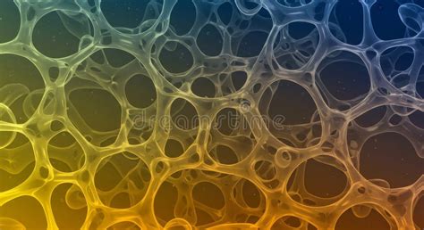 Abstract Cellular Network Gradient Background Interconnected Structures
