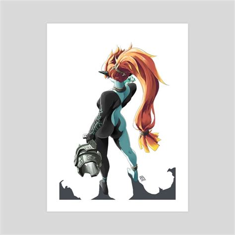 Totk Midna Back An Art Print By Automaticgiraffe Inprnt