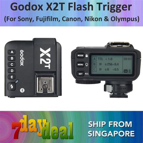 Godox X2T 2 4 GHz TTL Wireless Flash Trigger Transmitter Shopee Singapore