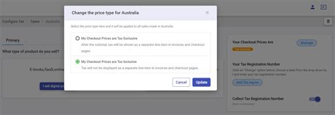Australian GST Configuration Options Chargemonk Docs