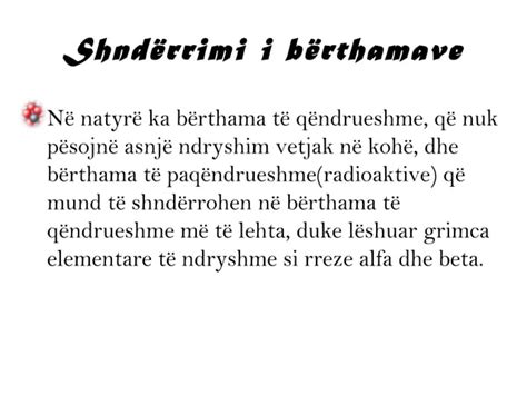 Struktura E Atomit Dhe Bërthama E Tij Ppt