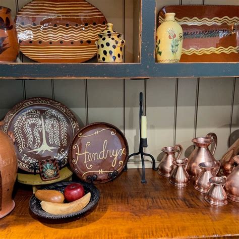 Custom Smith Redware Plate Personalized Crackle Glaze Made In America Etsy