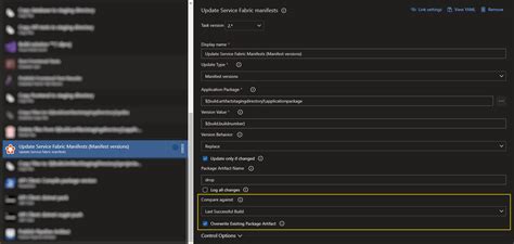 Azure Devops Service Fabric Update Manifests Pipeline Artifact