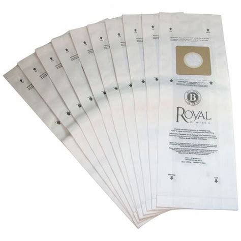 Royal Vacuum Bag Standard Dry Pk10 2066247001 Zoro