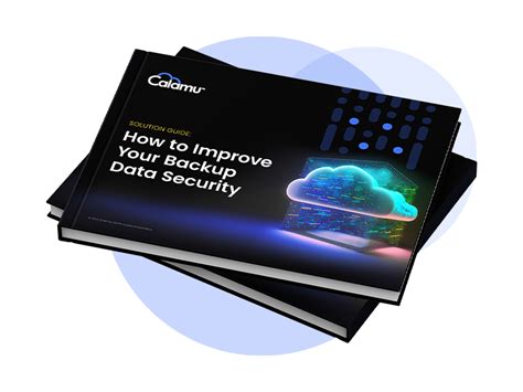 Solution Guide How To Improve Your Backup Data Security Download