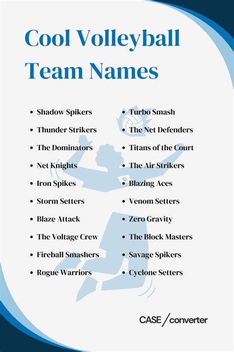 Cool Volleyball Team Names Volleyball Team Names Volleyball Humor