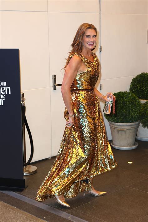 Brooke Shields Graces Red Carpet At Glamour Women Of The Year Awards In New York