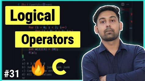 Logical Operators In C Full Lecture In Hindi By Nirbhay Kaushik