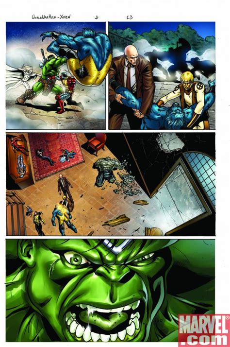 World War Hulk Vs X Men