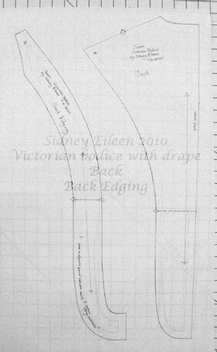 Victorian Bodice Pattern Complete By Sidney Eileen