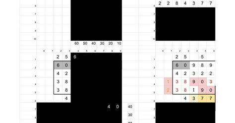 Logic Of Pi In A 10x10 Grid Vertically Stacked Decimal Expansion First