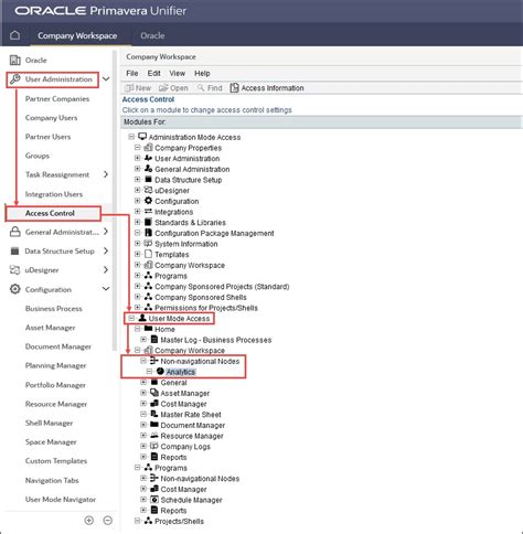 Enabling Unifier Users And User Security For Cic Analytics