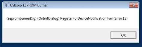 Trouble Installing TUSB3410 EEPROM Burner Interface Forum Interface TI E2E Support Forums