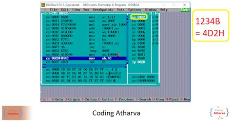 58 program to convert bcd number to hexadecimal number in 8086