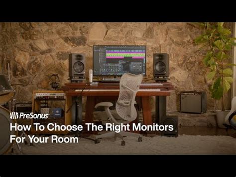 Choosing The Right Studio Monitors For Your Room Presonus