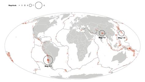 Replicating NatGeos Proper Earthquake Map In R R Bloggers